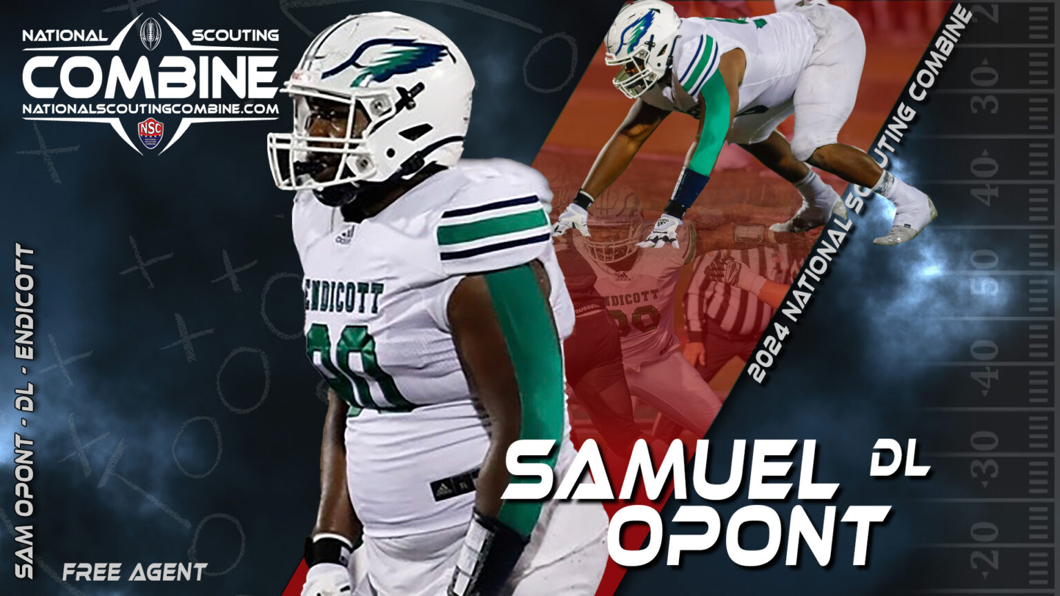 National Scouting Combine presents DL Sam Opont from Benedict College ...