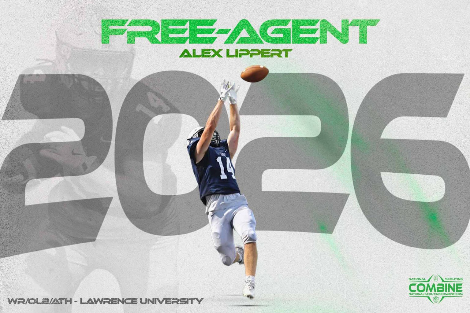 National Scouting Combine Features former Lawrence University, WR Alex ...